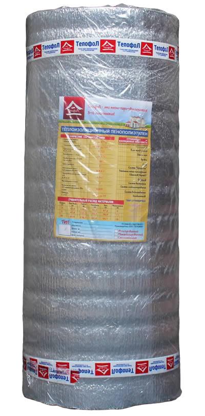 Thermal and acoustic insulation Tepofol B 05mm foil double-sided 1,05 ...
